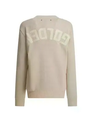 GOLDEN GOOSE Crew-neck Logo Sweater