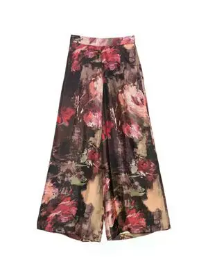 Antonio Marras Floral Print Palazzo Pants