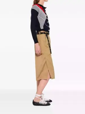 LA FETICHE Laura Patch-pocket Side-slit Shorts