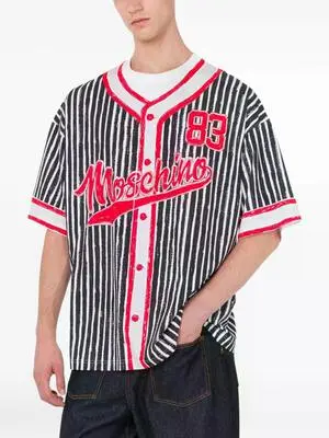 Moschino Trompe-l'oeil Baseball-print T-shirt
