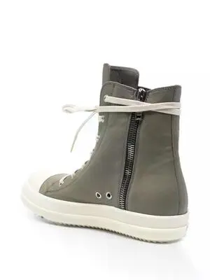 Rick Owens High-top Leather Sneakers