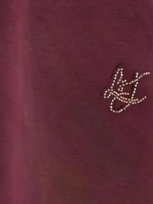 Liu Jo Sequin-embellished Track Pants - Red