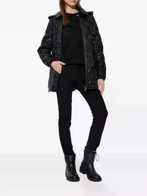 Moncler Balette Geometric-quilted Puffer Jacket - Black