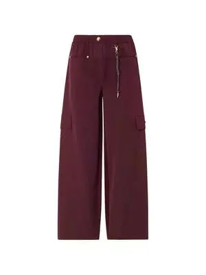 Liu Jo Elasticated Waist Track Pants With Detachable Rope Detail - Red