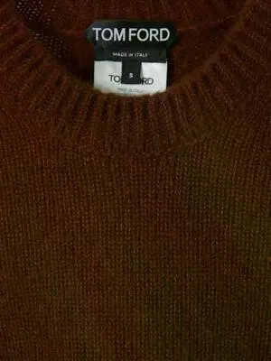 TOM FORD Ribbed-trim Crew-neck Sweater