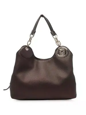 Liu Jo Medium Logo-plaque Chain-link Tote Bag - Brown