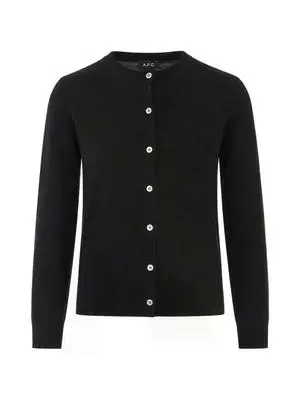 A.p.c. Marisa Embroidered Cardigan - Black
