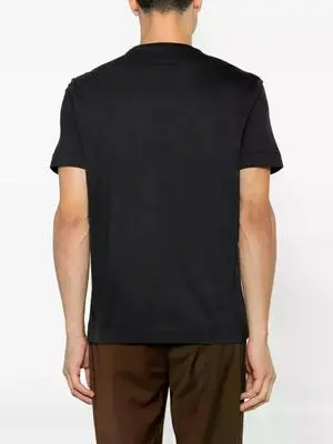 Zegna Logo-embroidered Cotton T-shirt