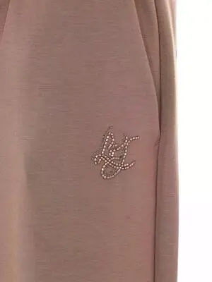 Liu Jo Sequin-embellished Track Pants - Pink