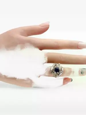 LB EXCLUSIVE Sapphire And Diamond Ring