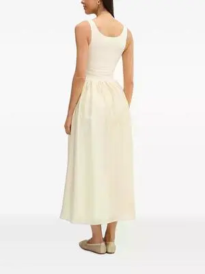 Bardot Lorie Scoop-neck Flared Midi Dress