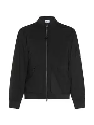 C.P. COMPANY Lens-detail Zip-fastening Jacket - Black