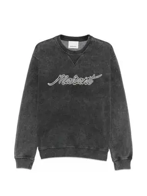 MARANT Logo-embroidered Sweatshirt - Grey
