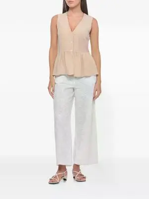 EMME V-neck Ruffled Top