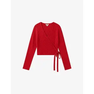 OMNES Soleil Wrap Knitted Cotton Top