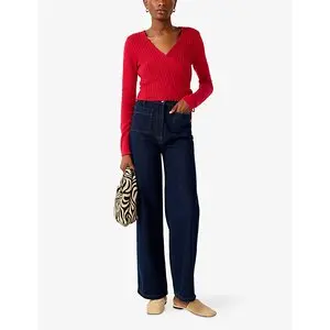 OMNES Soleil Wrap Knitted Cotton Top