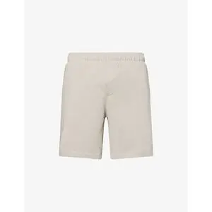 ARNE Relaxed-fit Straight-leg Cotton-jersey Shorts - Stone