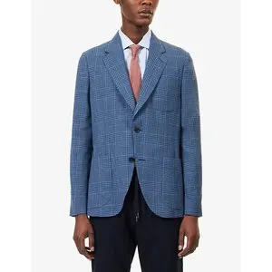 Paul Smith Single-breasted Wool And Silk Blend Blazer