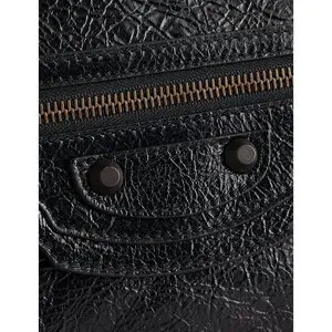 Balenciaga Le City Leather Clutch Bag - Black