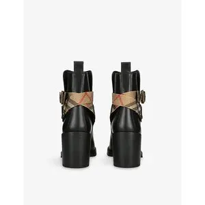 Burberry Huntley 70 Leather Heeled Ankle Boots