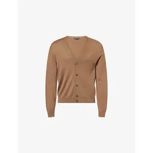 TOM FORD Fine Gauge Wool Cardigan - Walnut
