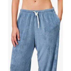 TREATS Zip-up Terry Towelling Cotton-blend Tracksuit Set