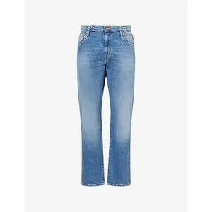REPLAY Aideen Straight-leg Denim Jeans - Medium Blue