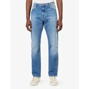 REPLAY Aideen Straight-leg Denim Jeans - Medium Blue