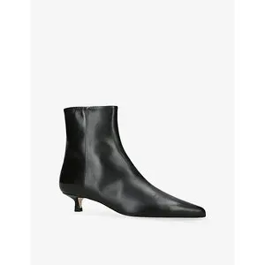 AeydĒ Sofie 35 Leather Ankle Boots - Black
