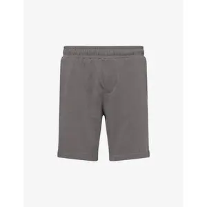 ARNE Relaxed-fit Straight-leg Cotton-jersey Shorts - Grey
