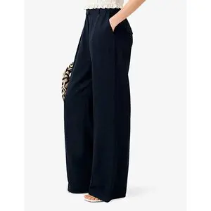 OMNES Pearl Wide-leg Linen-blend Trousers