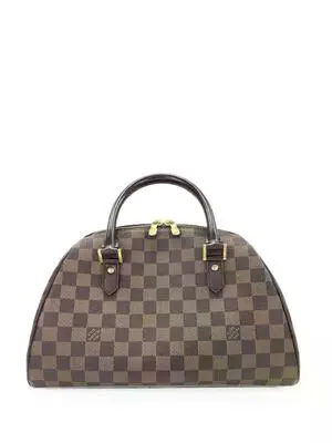 LOUIS VUITTON 2005 Damier Ebene Riviera Mm Handbag - Brown