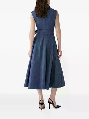 Carolina Herrera Belted Midi Dress
