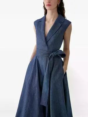Carolina Herrera Belted Midi Dress