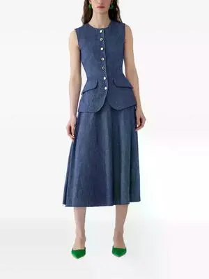 Carolina Herrera Half-circle Midi Skirt
