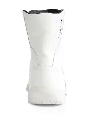 Y3 Leather High-top Sneakers