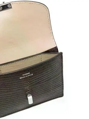 TOTEME T-lock Lizard-embossed Cardholder