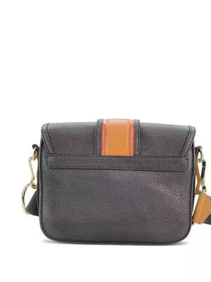 Burberry Striped Buckled Shoulder Bag