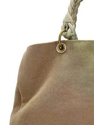 Bottega Veneta 2000s Braided Handle Tote Bag