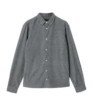 ALLSAINTS Organic Cotton Lorella Shirt - Grey