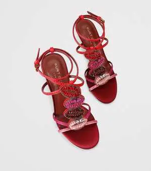Kurt Geiger Kurt Kiss Embellished Strappy High Heel Sandals - Pink