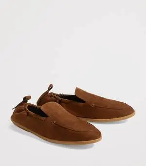 Bottega Veneta Suede Dawson Loafers