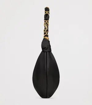 Saint Laurent Small Leather Amalia Shoulder Bag - Black