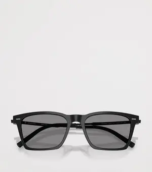 Oliver Spencer R-19 Square Frame Sunglasses - Black