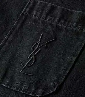 Saint Laurent Cotton Cassandre Overshirt