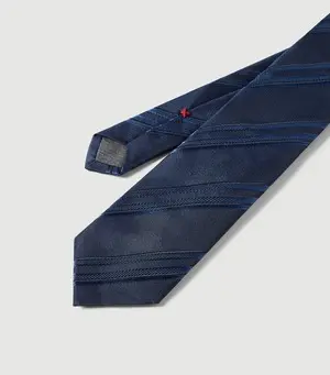 Brunello Cucinelli Silk Regimental Stripe Tie