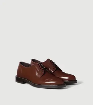 Brunello Cucinelli Leather Derby Shoes