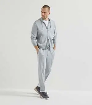 Brunello Cucinelli Chiné-knit T-sole Sneakers