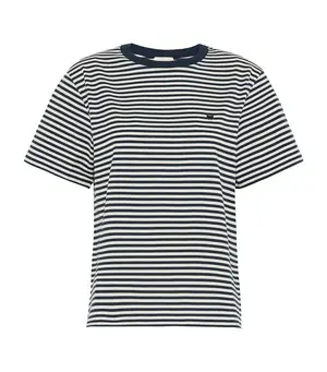 Max Mara Cotton Stripe T-shirt - Navy