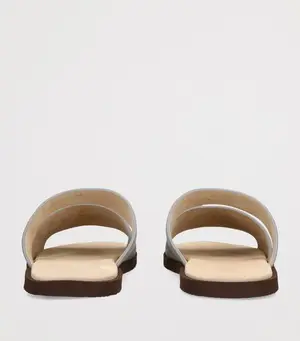 Brunello Cucinelli Leather Slides